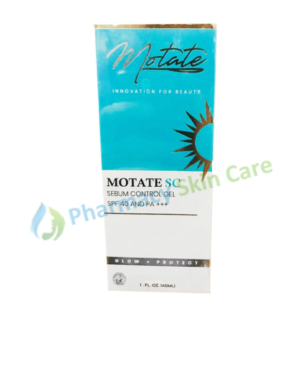 Motate Sc Sebum Control Gel SPF 40 AND PA+++ – Pharmacy Skin Care